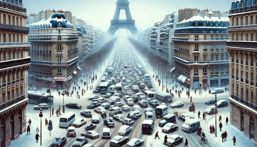 Pourquoi c'est la pagaille quand il neige à Paris