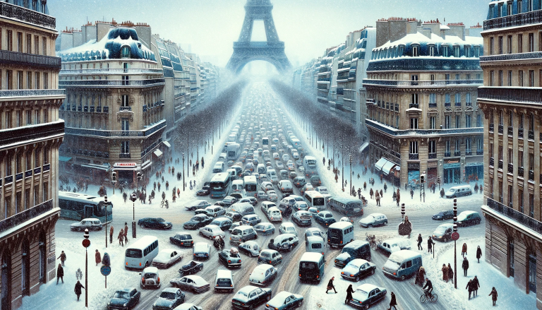 Pourquoi c'est la pagaille quand il neige à Paris